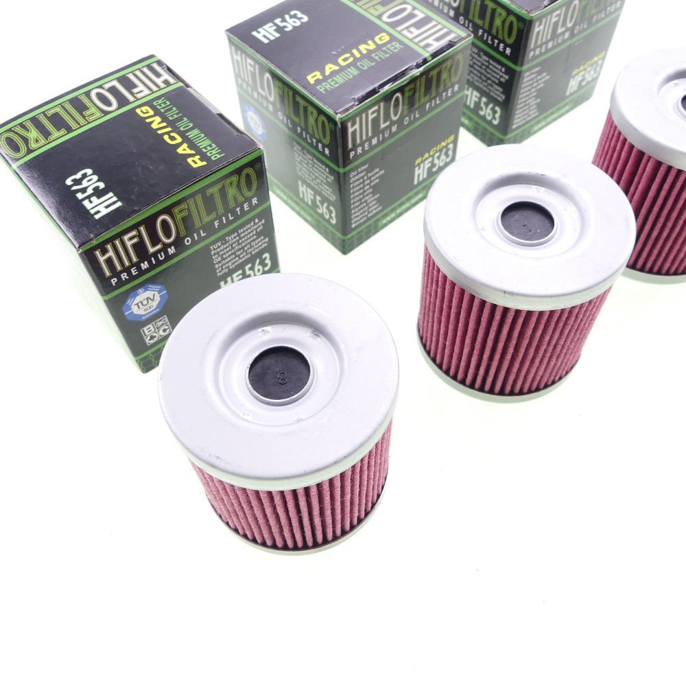 3x Hiflo Ölfilter HF563 für Aprilia RS RX SX 125 Tuono RS4 RXV 450 SXV ...