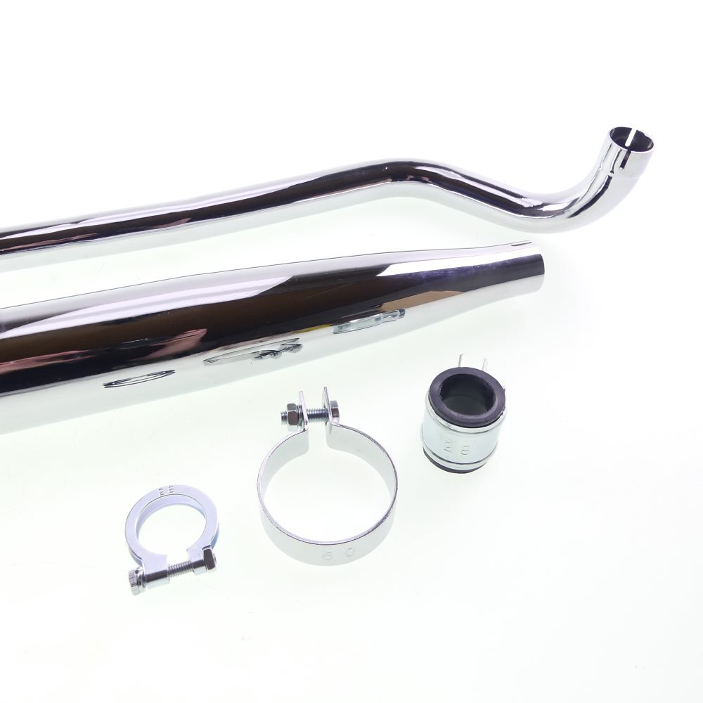 Auspuff Chrom + P3 Tuning Krümmer für Hercules Prima M2 M4 M5 | DISA ...