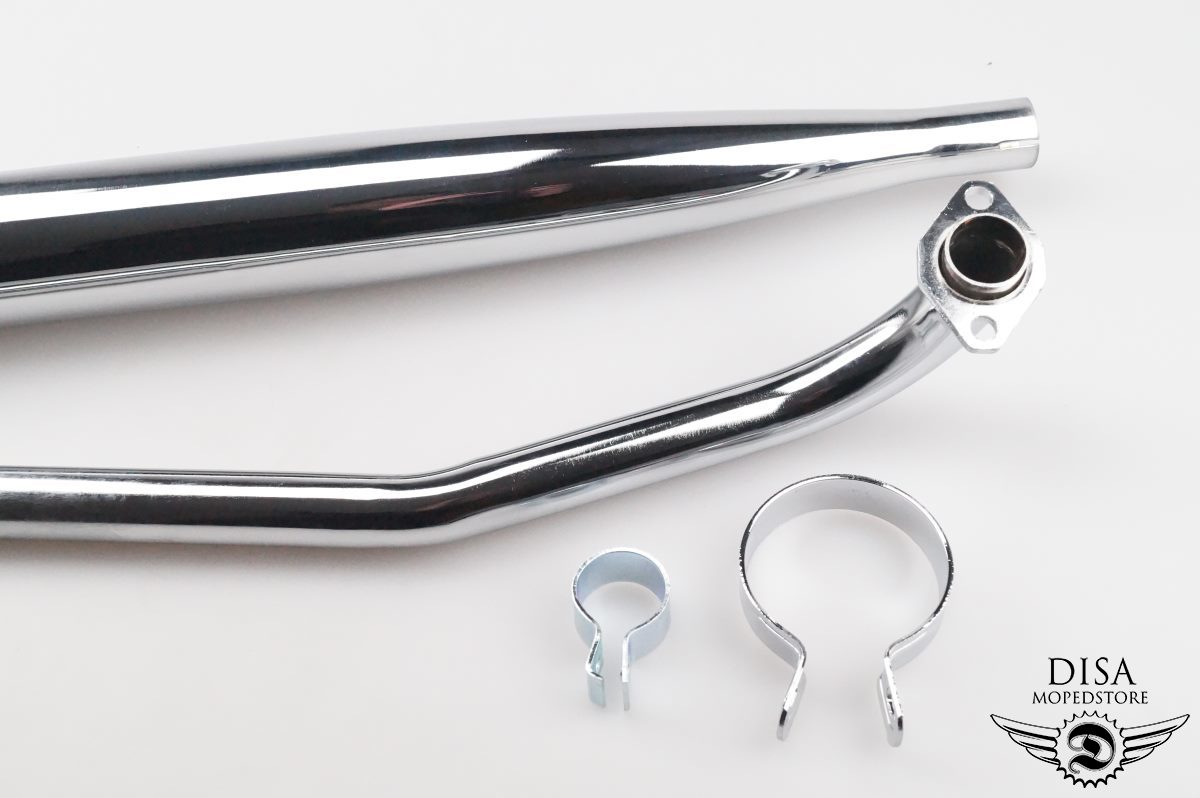 P3 Flansch Krümmer rechts + Auspuff für Hercules Prima M 2 3 4 5 S ...