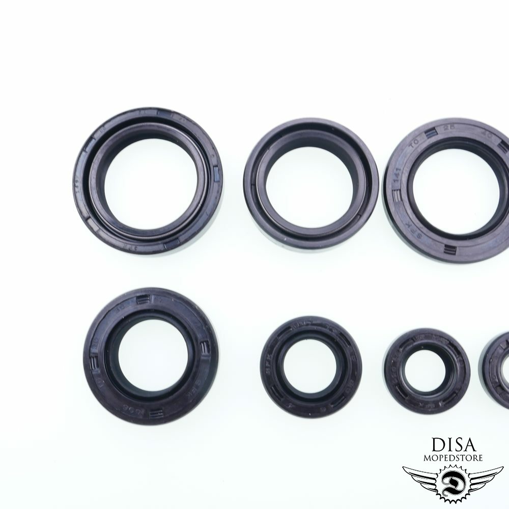 Shaft Sealing Ring Set For Yamaha DT 50 MX, FS1, RD50M, TY50M | 9-Piece ...