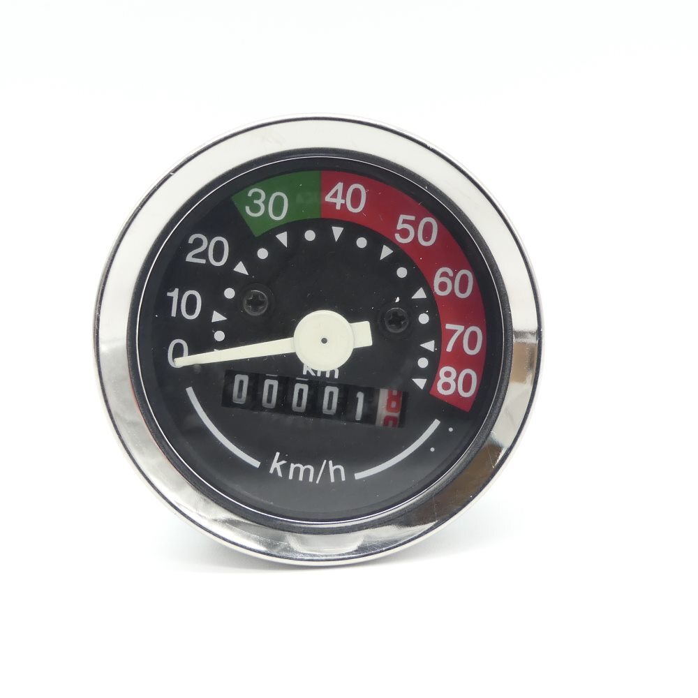 Tacho 48 mm Tachometer 0 - 80 km/h für Puch Maxi | DISA Mopedstore Neu ...
