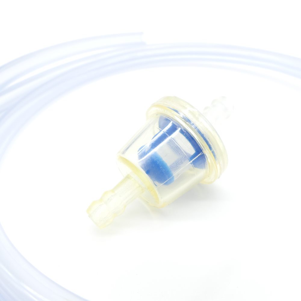 Benzinfilter blau + Benzinschlauch 1 Meter 5x8 für Hercules Prima Puch ...