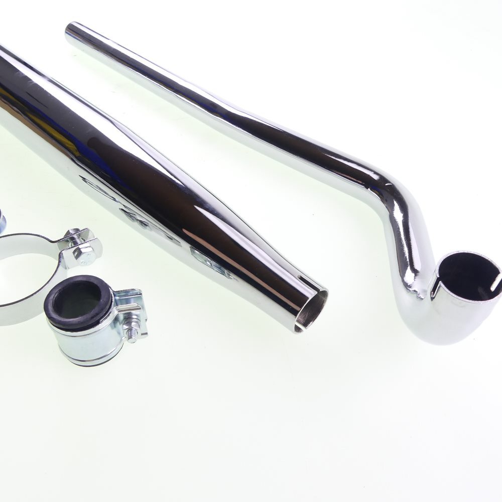 Auspuff Chrom + P3 Tuning Krümmer für Hercules Prima M2 M4 M5 | DISA ...